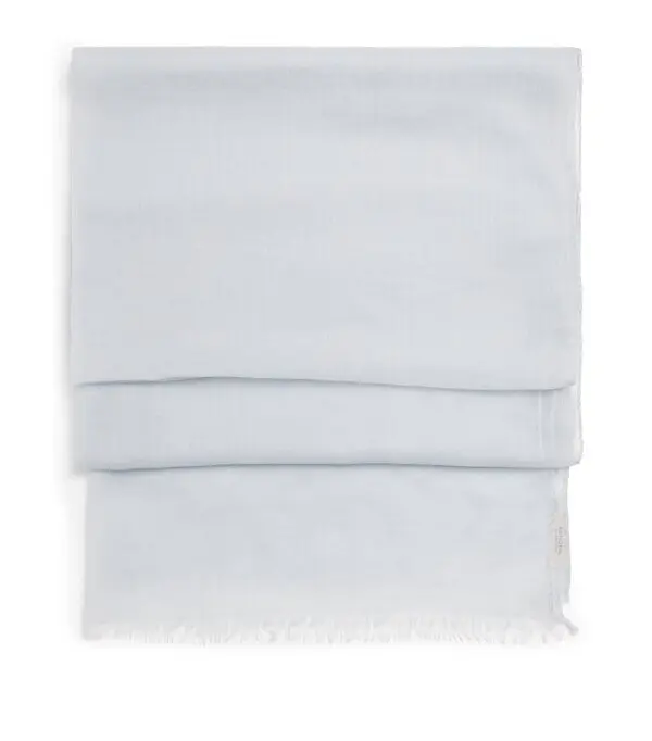 Agnona Cashmere Nuvola Scarf - Blue