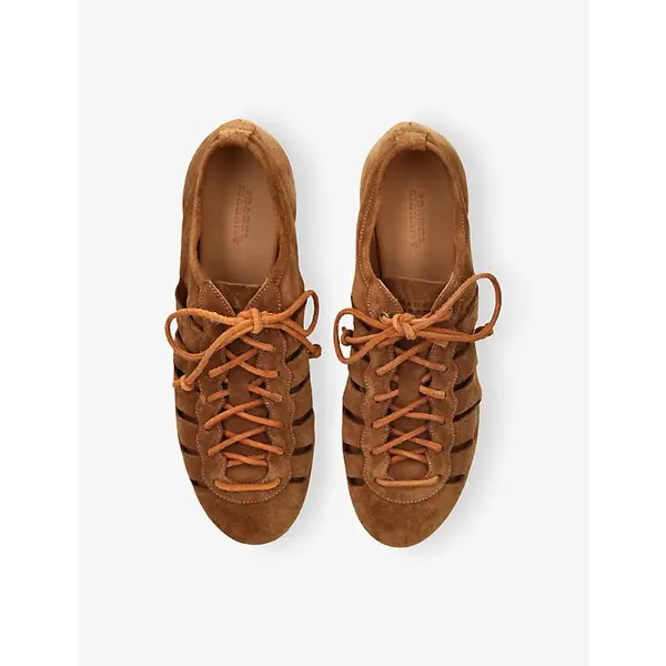 Isabel Marant Étoile Leyza Suede Trainers - Rust