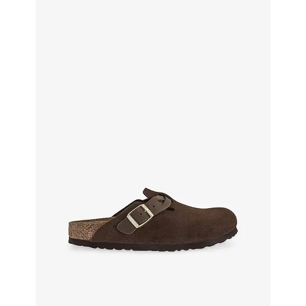 BIRKENSTOCK Boston Suede Clogs - Braided Carafe