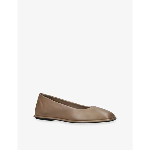 Officine Creative Clover Leather Ballet Flats - Blush