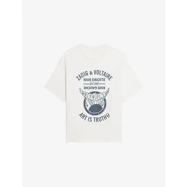 Zadig&Voltaire Berry Graphic-print Cotton T-shirt - Judo