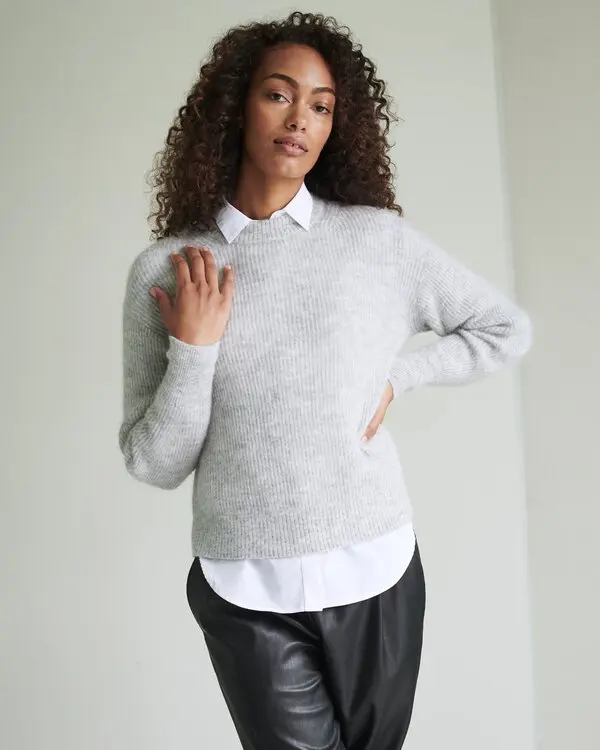 Quince Alpaca Crewneck Sweater