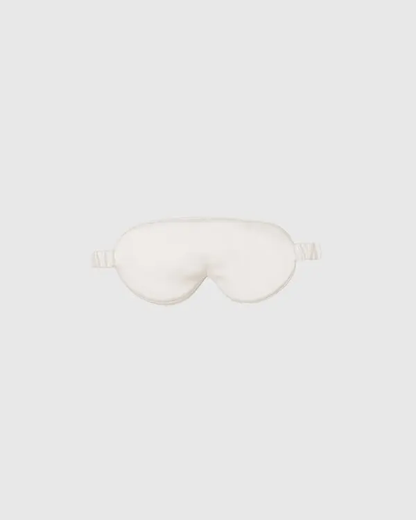 Quince Silk Beauty Sleep Set - Ivory