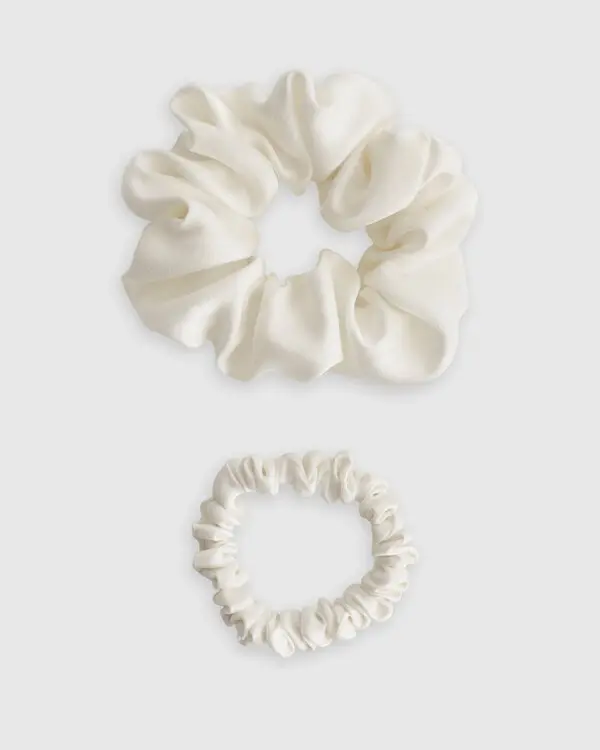 Quince Silk Beauty Sleep Set - Ivory