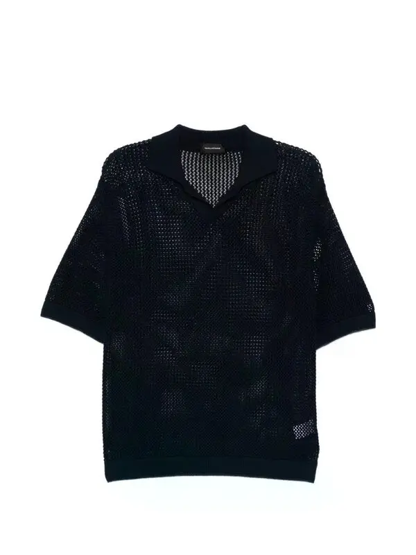 Tagliatore Tilley Knitted Short-sleeve Polo Shirt