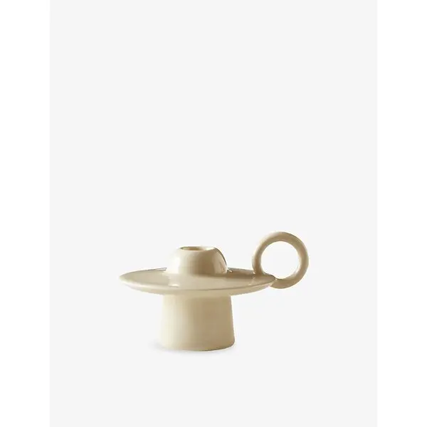 &TRADITION Momento Jh39 Ceramic Candleholder - Ivory