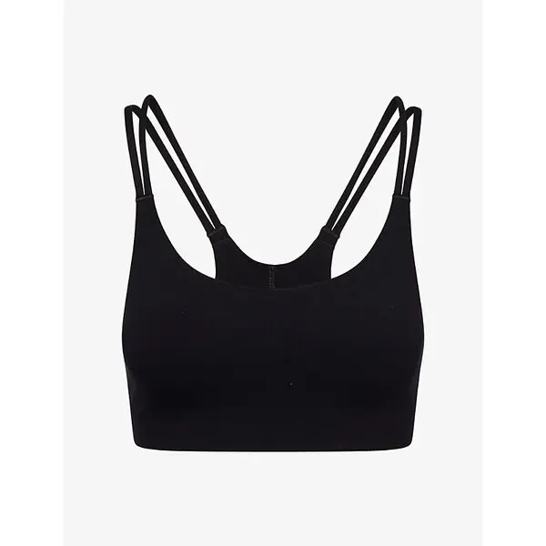 Spanx Onform Scoop-neck Sports Bra - Very Black