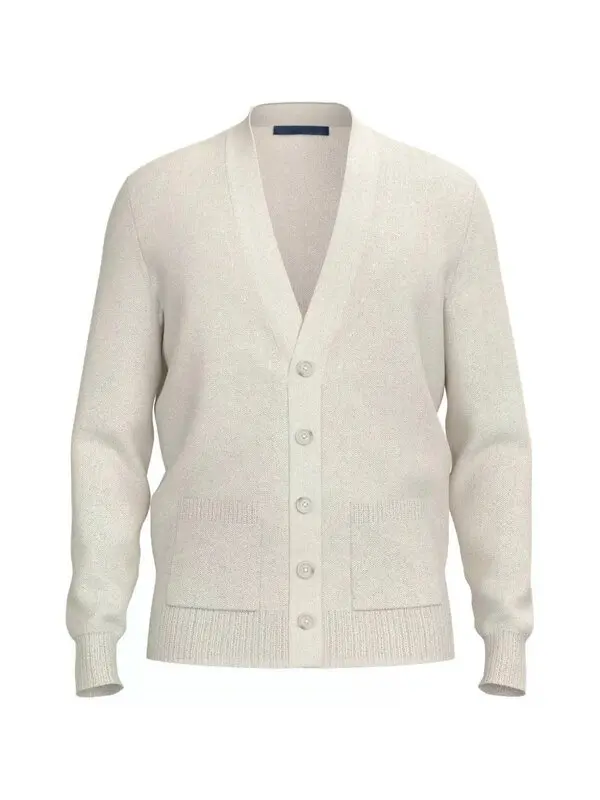 BOSS X Beckham Patch-pocket V-neck Cardigan
