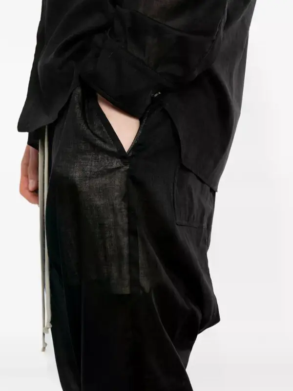 Rick Owens Slim Drawstring Trousers