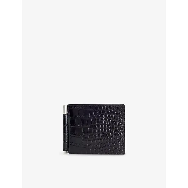 TOM FORD T-line Leather Wallet - Espresso