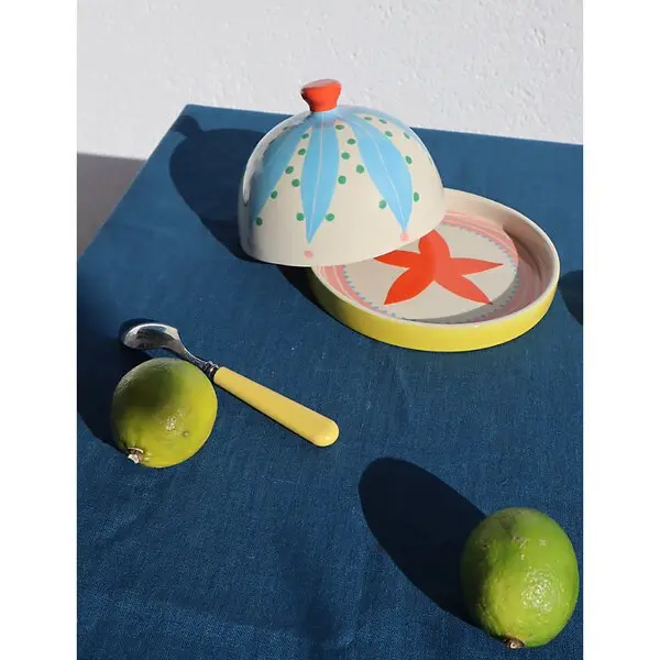 LAETITIA ROUGET Starfish Stoneware Butter Dish