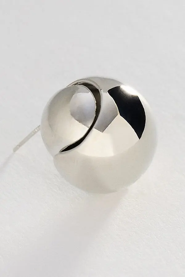 Anthropologie Sculptural Dome Stud Earrings