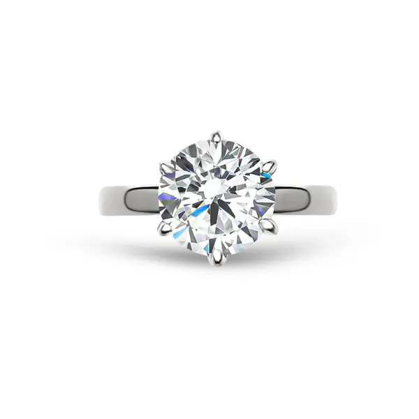 FANTASIA BY DESERIO 2.5 Tcw Solitaire Ring - White Gold