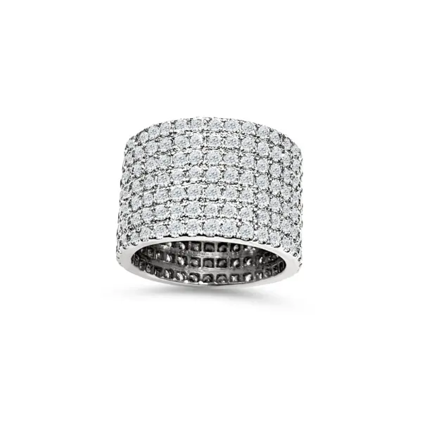 FANTASIA BY DESERIO Seven-row Eternity Band - Yellow Gold