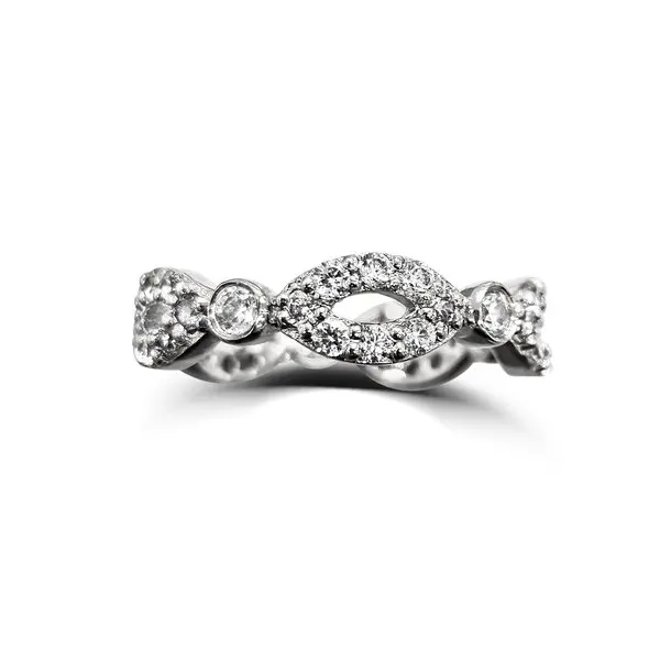 FANTASIA BY DESERIO Infinity Eternity Band - White Gold