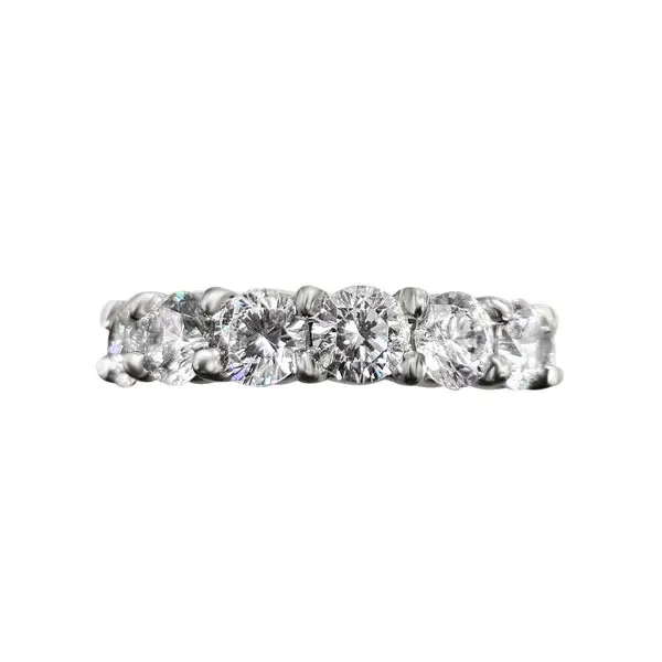 FANTASIA BY DESERIO Round Brilliant Shared Prong Eternity Band - White Gold