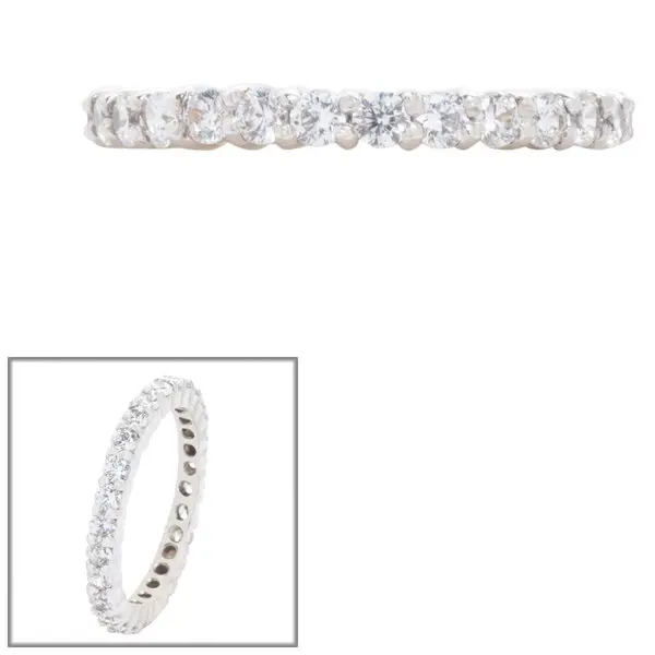 FANTASIA BY DESERIO Round Brilliant Eternity Band - Yellow Gold