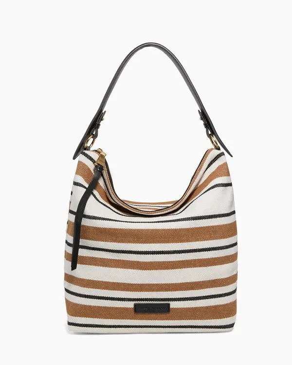 AIMEE Ava Ziptop Hobo - Neutral Textile