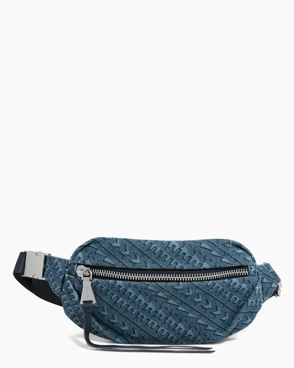 AIMEE Milan Novelty Bum Bag - Monogram Denim