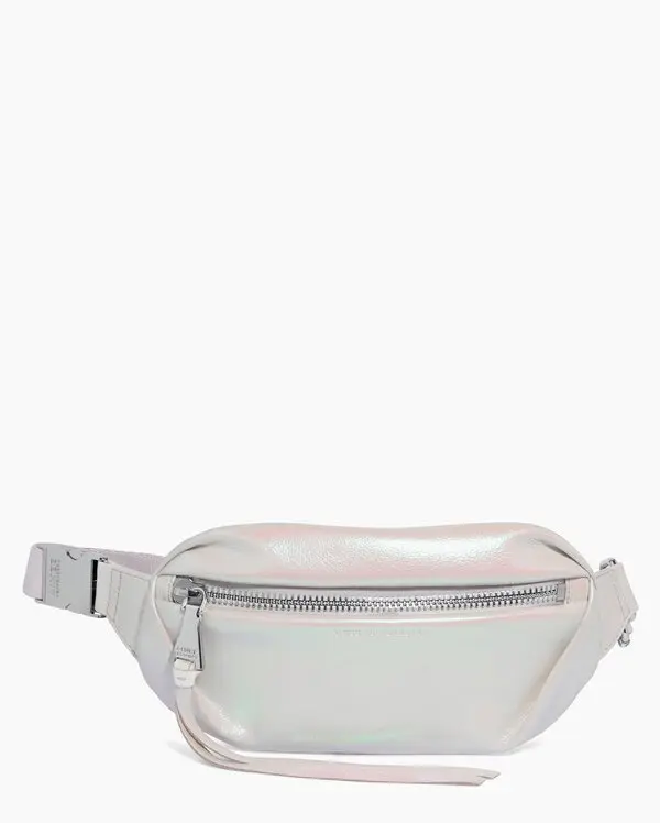AIMEE Milan Novelty Bum Bag - White Iridescent