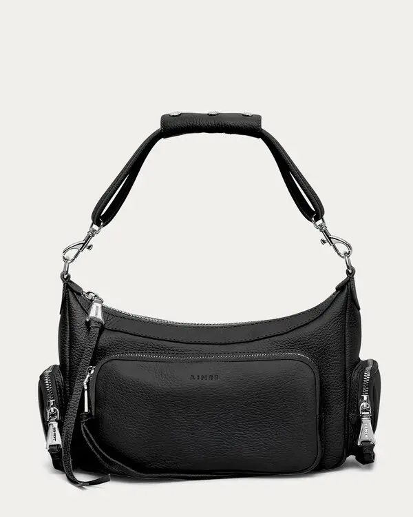 AIMEE Away We Go Convertible Shoulder - Black Pebble