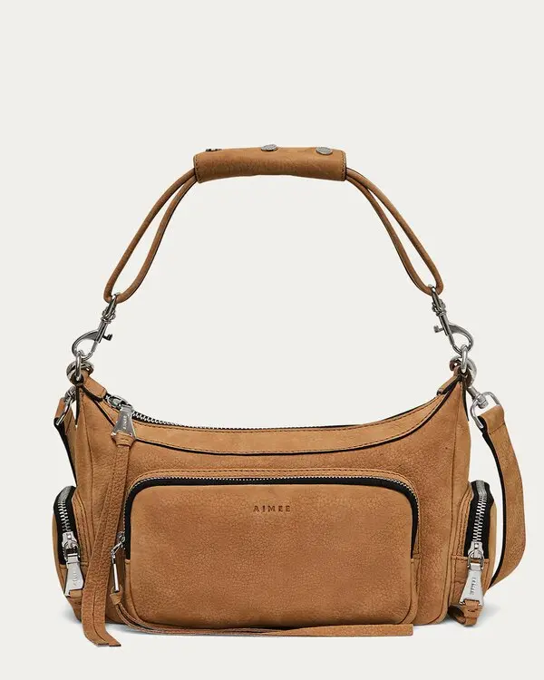 AIMEE Away We Go Convertible Shoulder - Latte Nubuck