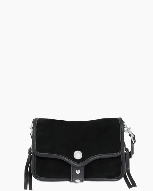AIMEE Great Escape Mini Crossbody - Black Suede