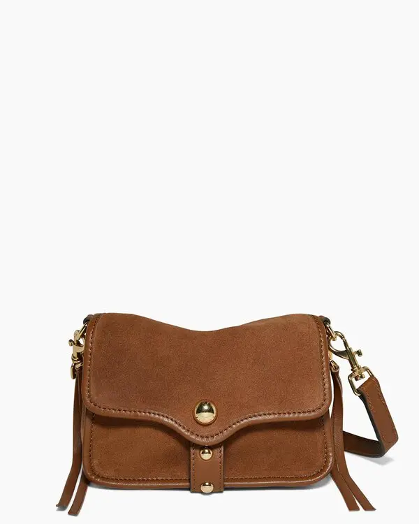 AIMEE Great Escape Mini Crossbody - Chestnut Suede