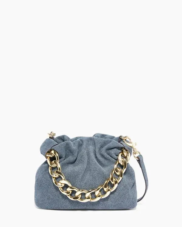 AIMEE Chain Handheld Crossbody - Dark Denim