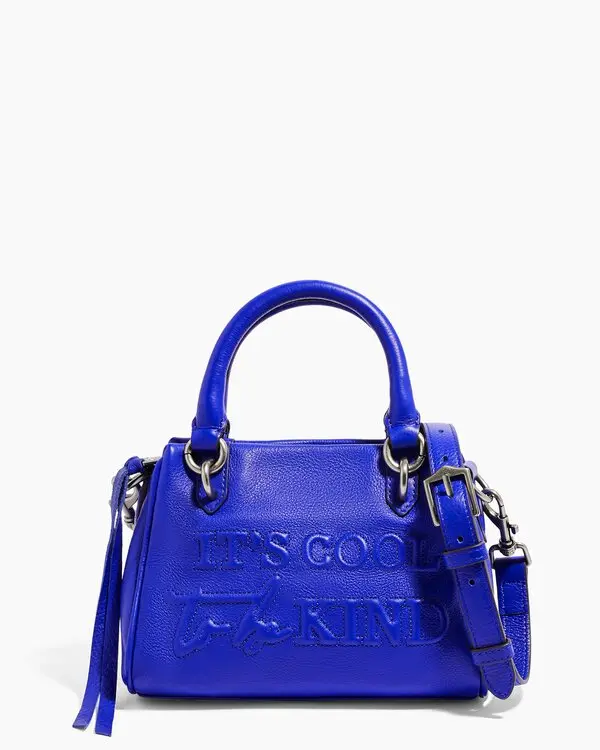 AIMEE Fairest Of Them All Mini Satchel Crossbody - Cobalt