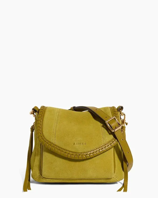 AIMEE All For Love Mini Crossbody - Cumin Suede