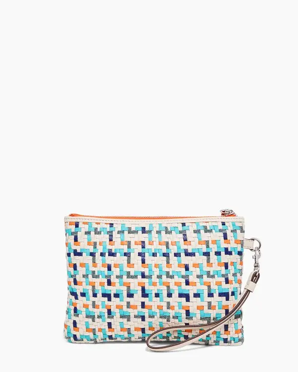 AIMEE Woven Wristlet Pouch - Multi Woven