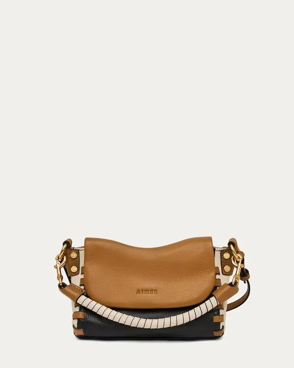 AIMEE Zen Mini Crossbody - Latte Colorblock