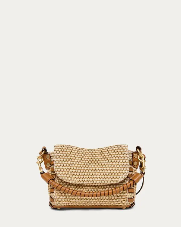 AIMEE Zen Mini Crossbody - Raffia And Latte