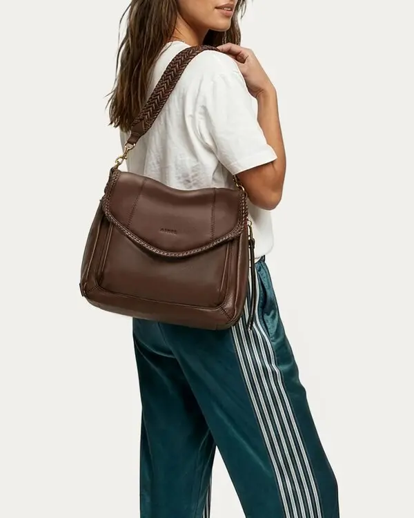 AIMEE All For Love Convertible Shoulder Bag - Fudge
