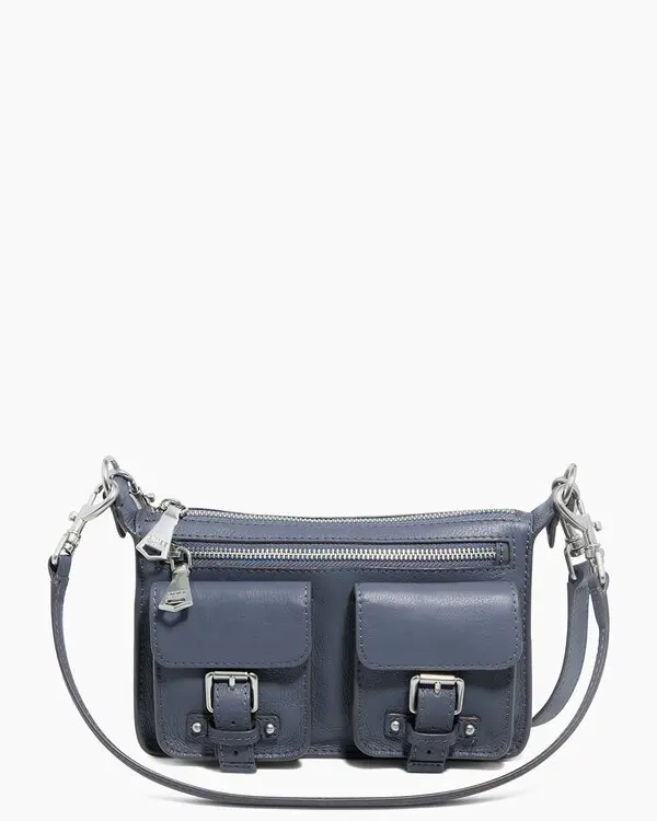 AIMEE Saddle-up Mini Convertible Crossbody - Soft Ink