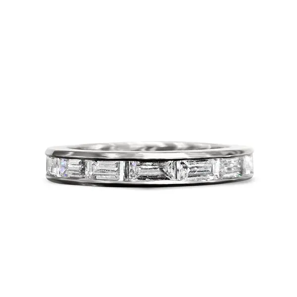 FANTASIA BY DESERIO Baguette Eternity Band - Yellow Gold