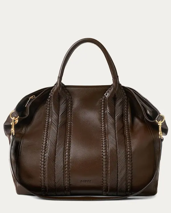 AIMEE All For Love Convertible Tote - Fudge