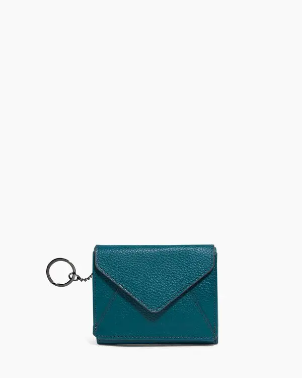 AIMEE Zip It Up Trifold Wallet - Teal