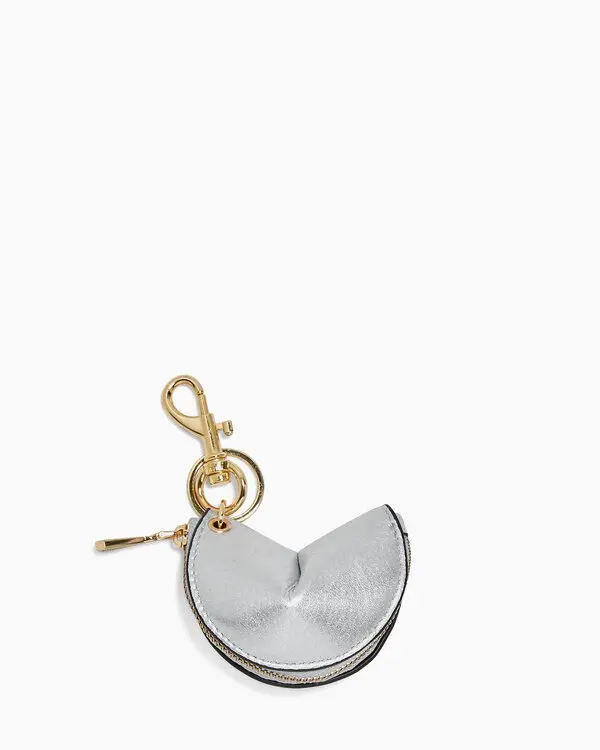 AIMEE Fortune Zip Charm - Metallic Silver