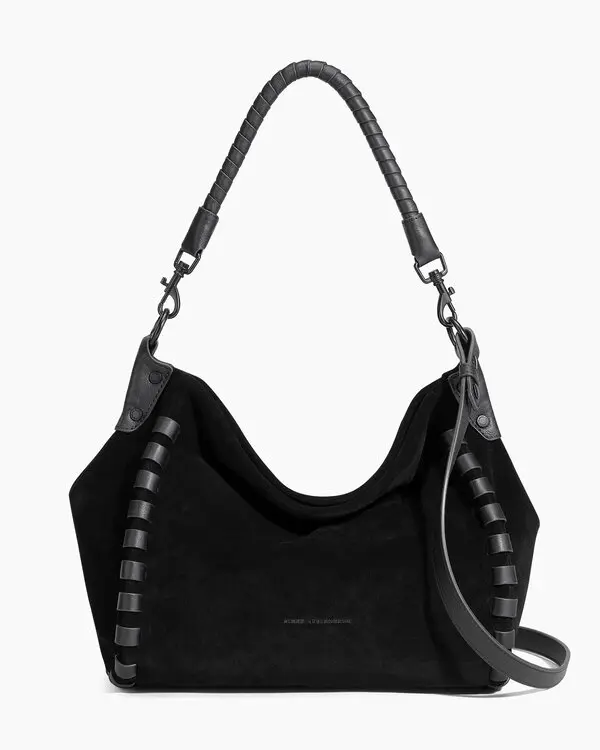 AIMEE Zen Hobo - Black Suede