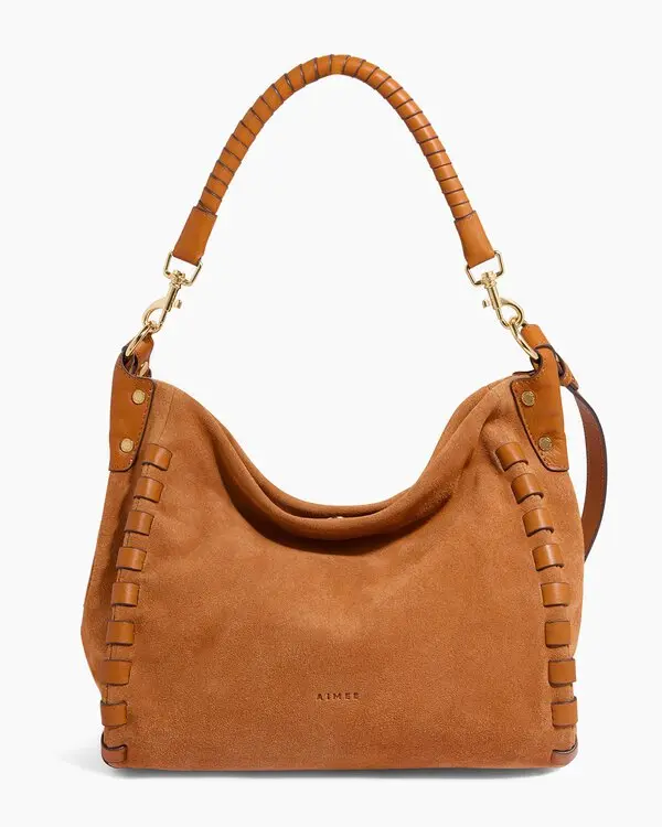 AIMEE Zen Hobo - Rustic Caramel Suede