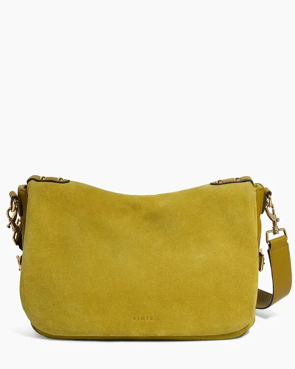 AIMEE Gramercy Messenger - Cumin Suede