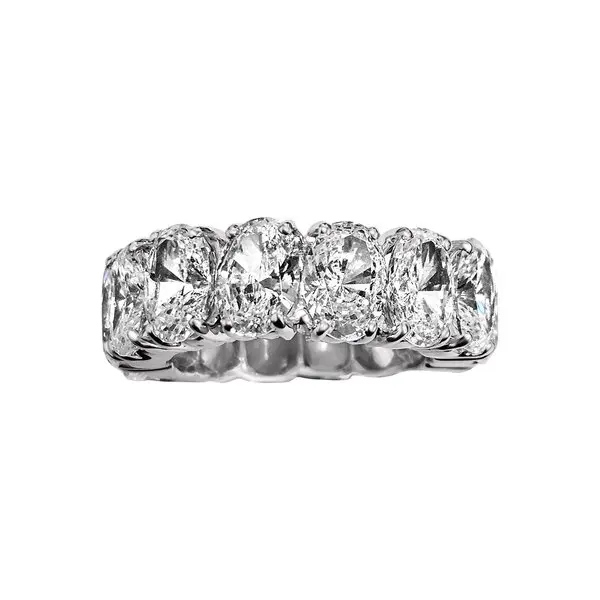 FANTASIA BY DESERIO Oval Eternity Band - White Gold