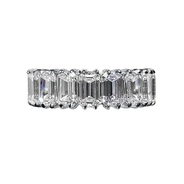 FANTASIA BY DESERIO Asscher Cut Eternity Band - White Gold