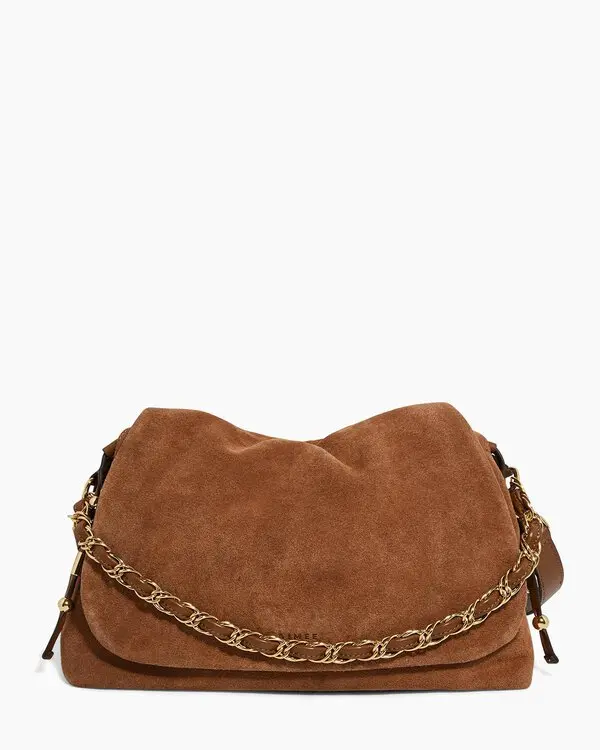 AIMEE Lennon Convertible Crossbody - Chestnut Suede