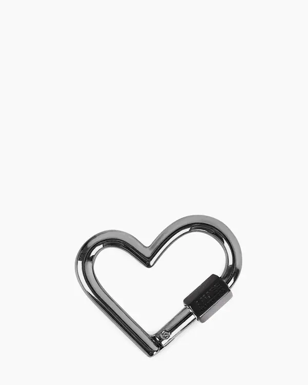 AIMEE It's A Love Thing Heart Carabiner - Gunmetal