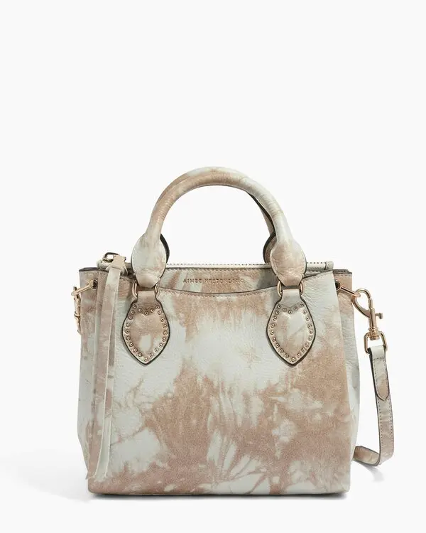 AIMEE Classified Mini Satchel - Oat Tie Dye