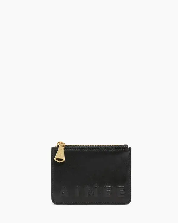 AIMEE The Og Zip Wallet - Black