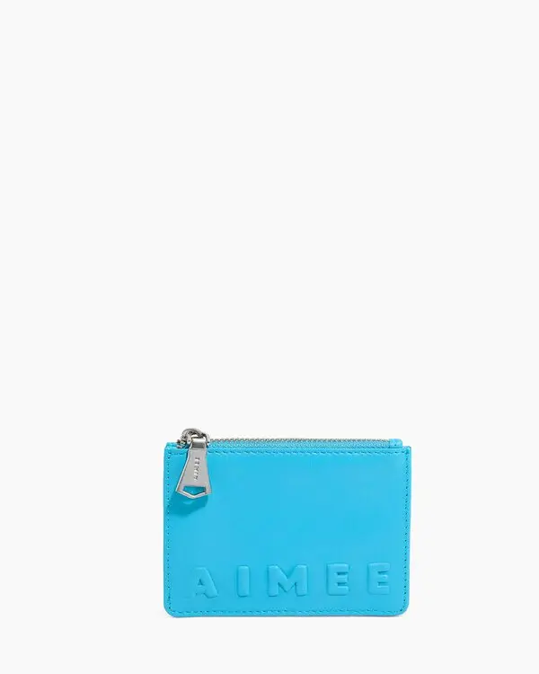 AIMEE The Og Zip Wallet - Retro Blue